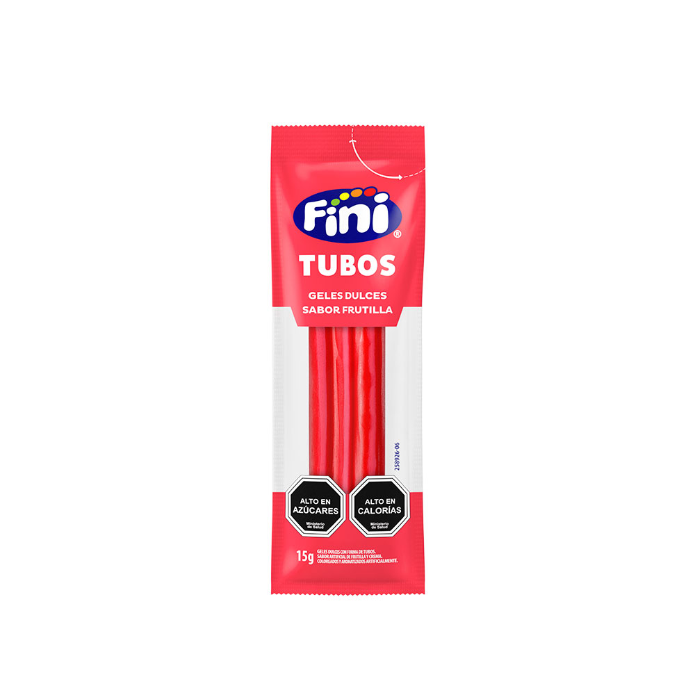 Tubos Fini Frutilla Dulce 15gr | La Oferta