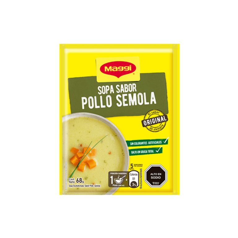 Sopa Pollo Semola Maggi Display 20 Unidades | La Oferta