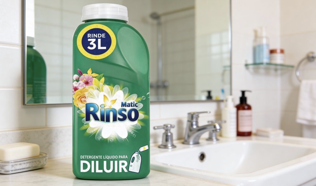 Detergente Líquido Rinso para Diluir 500 ml – Máximo rendimiento para ...